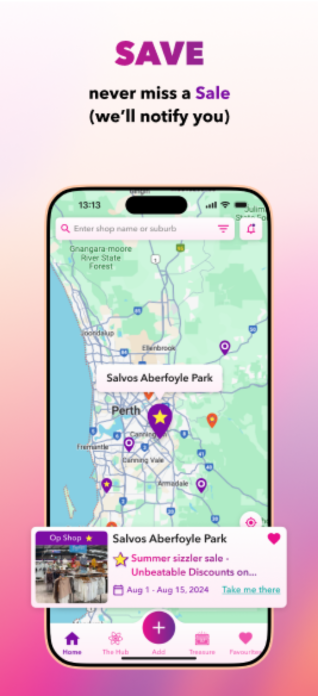 Discover Local Op Shops with the Savi App